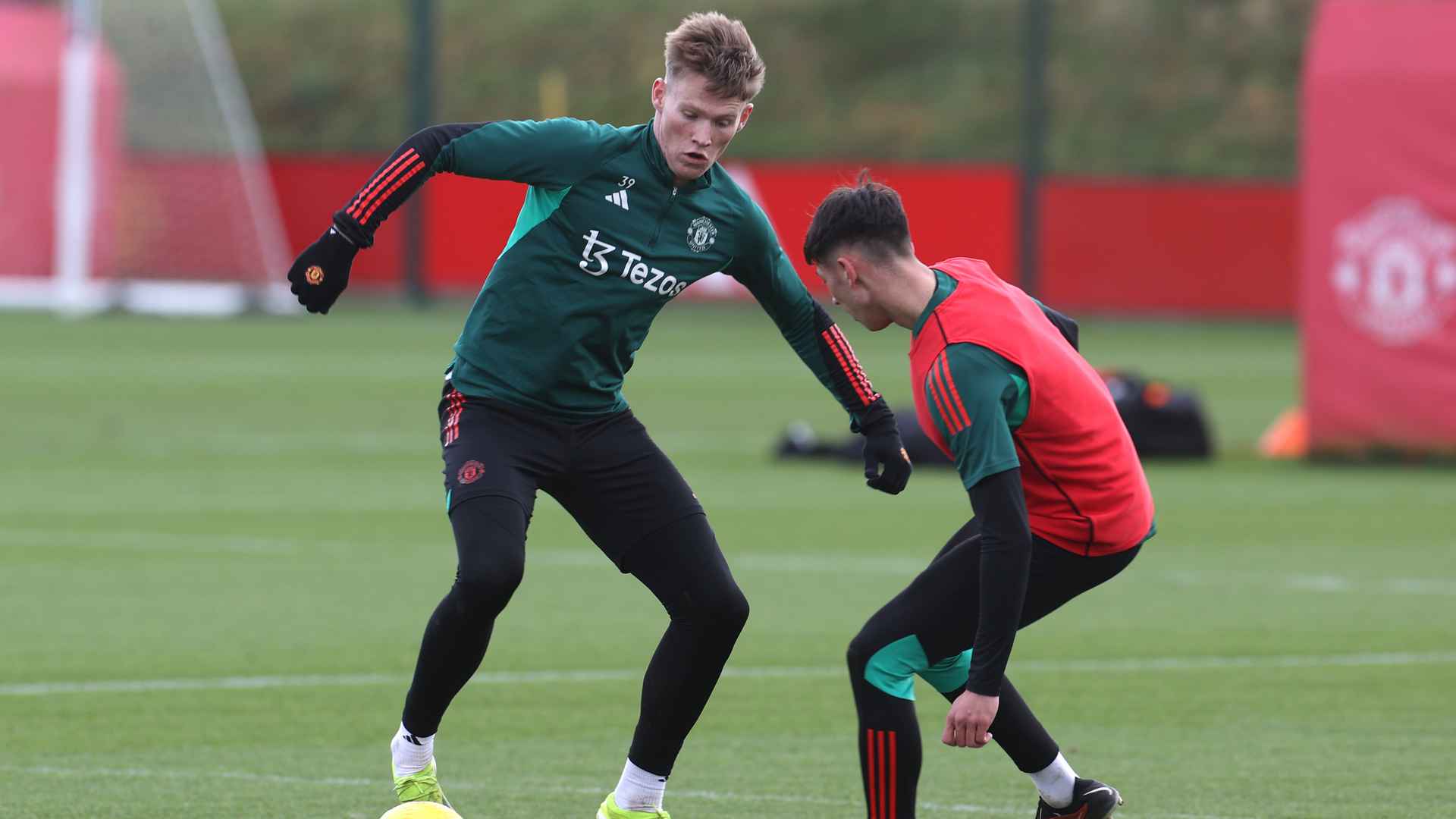 Man Utd training highlights from session on 12 February 2024 ...