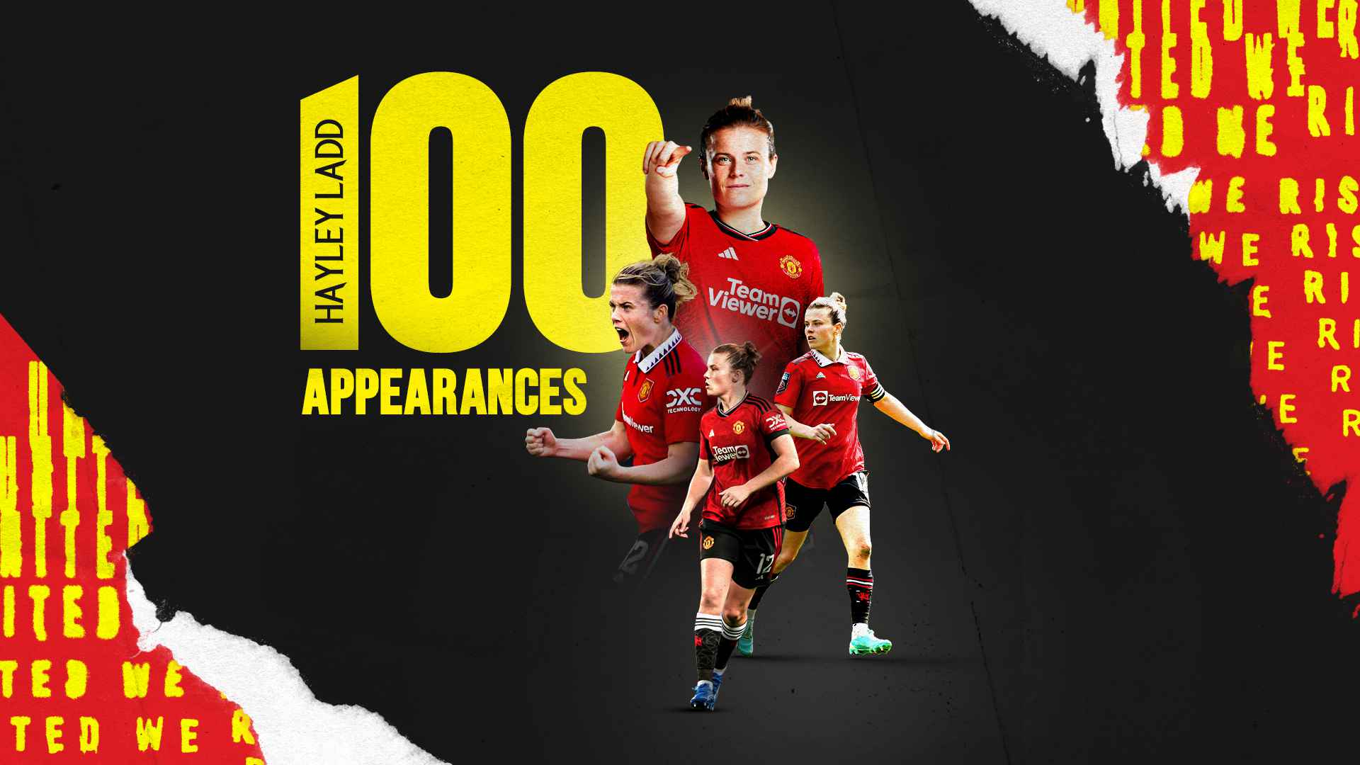 Hayley Ladd 100 appearances for Man United Women | Manchester United