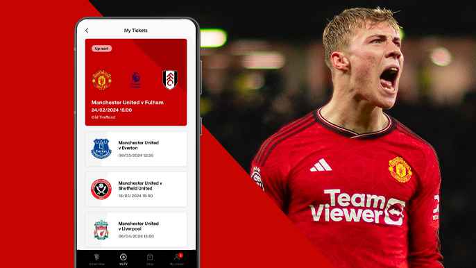 Access your match ticket in the official app | Manchester United