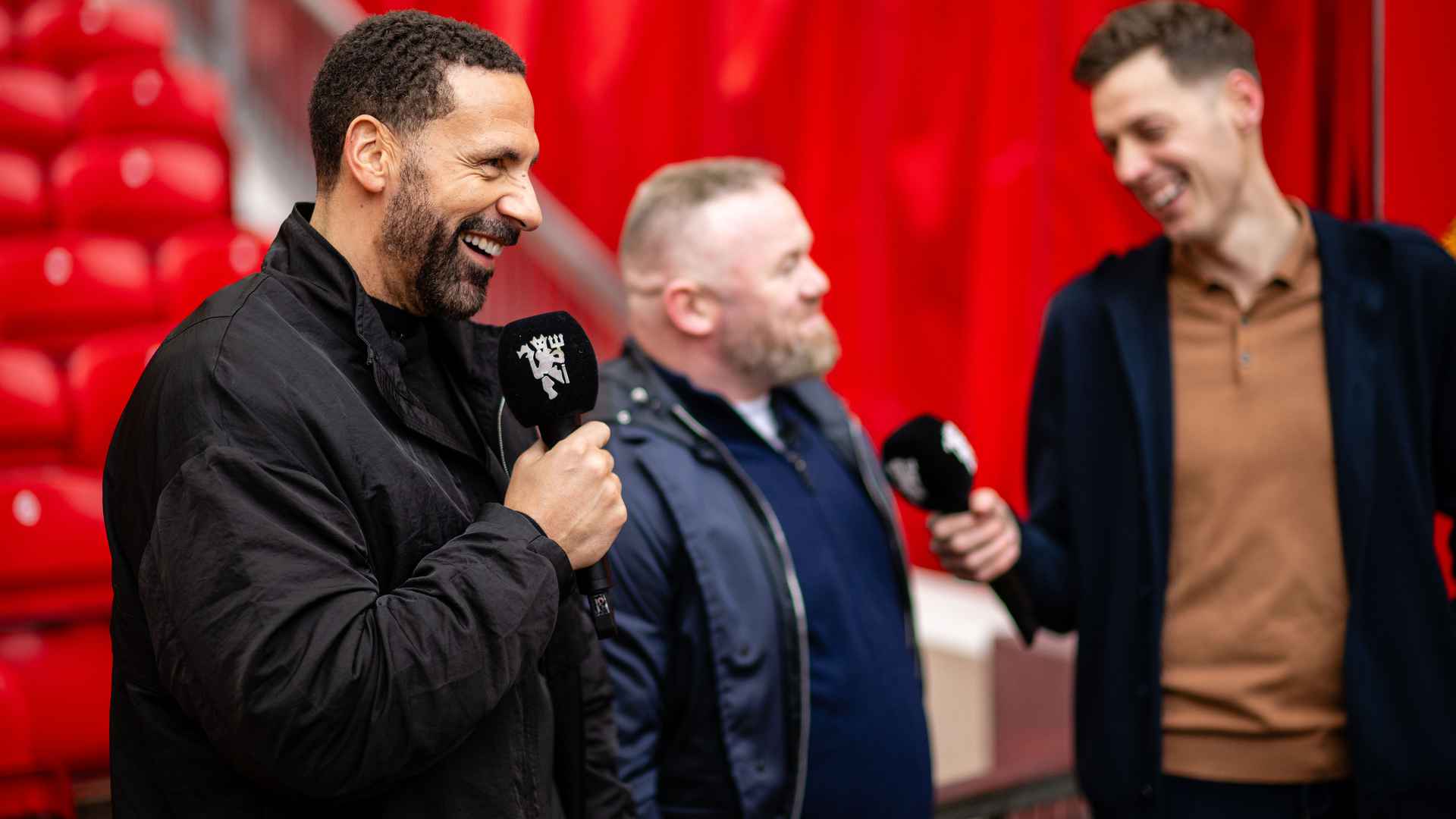 Rio Ferdinand and Wayne Rooney discuss Old Trafford regeneration task ...