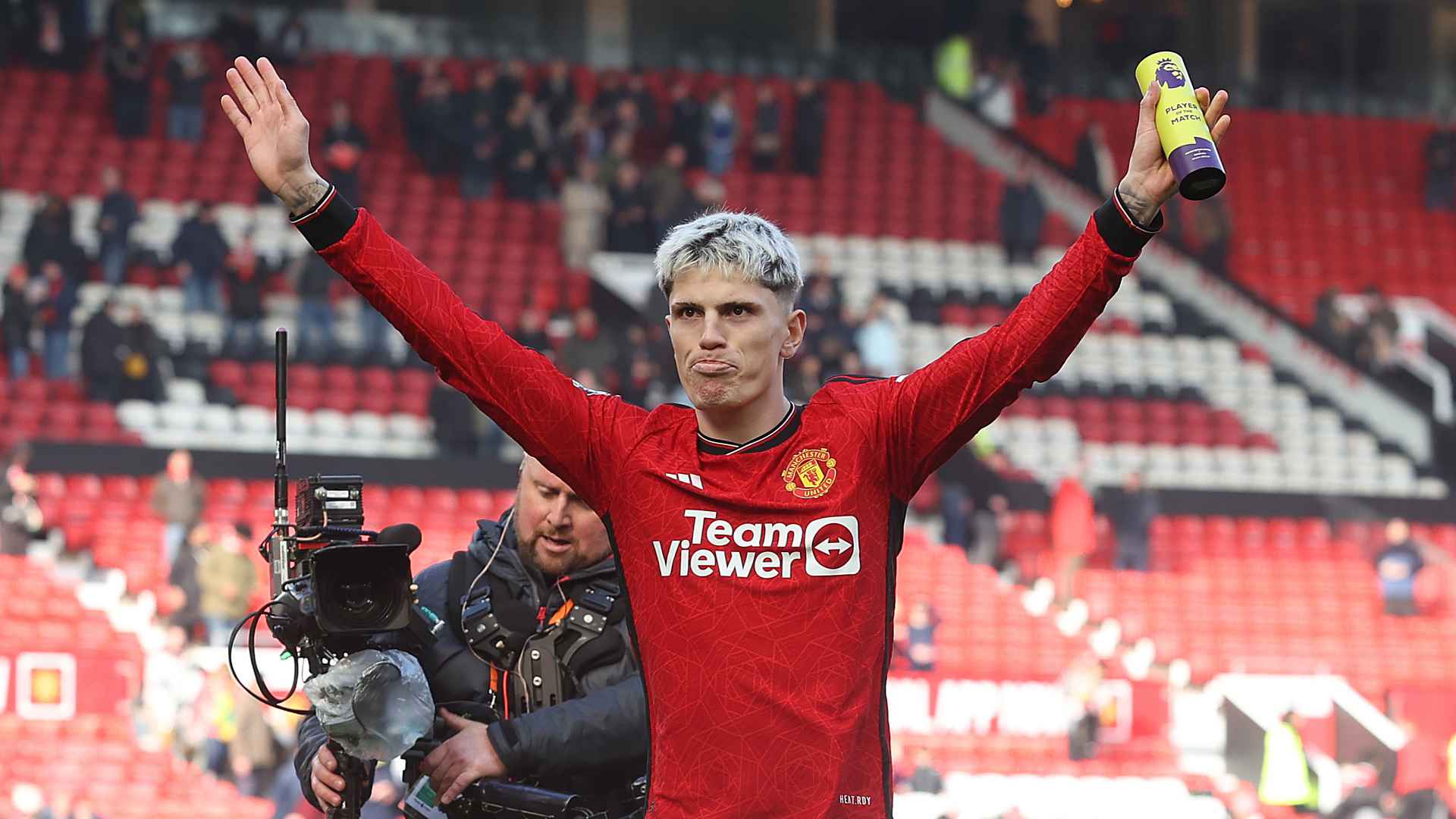 Alejandro Garnacho player highlights for Man Utd against Everton WSC ...