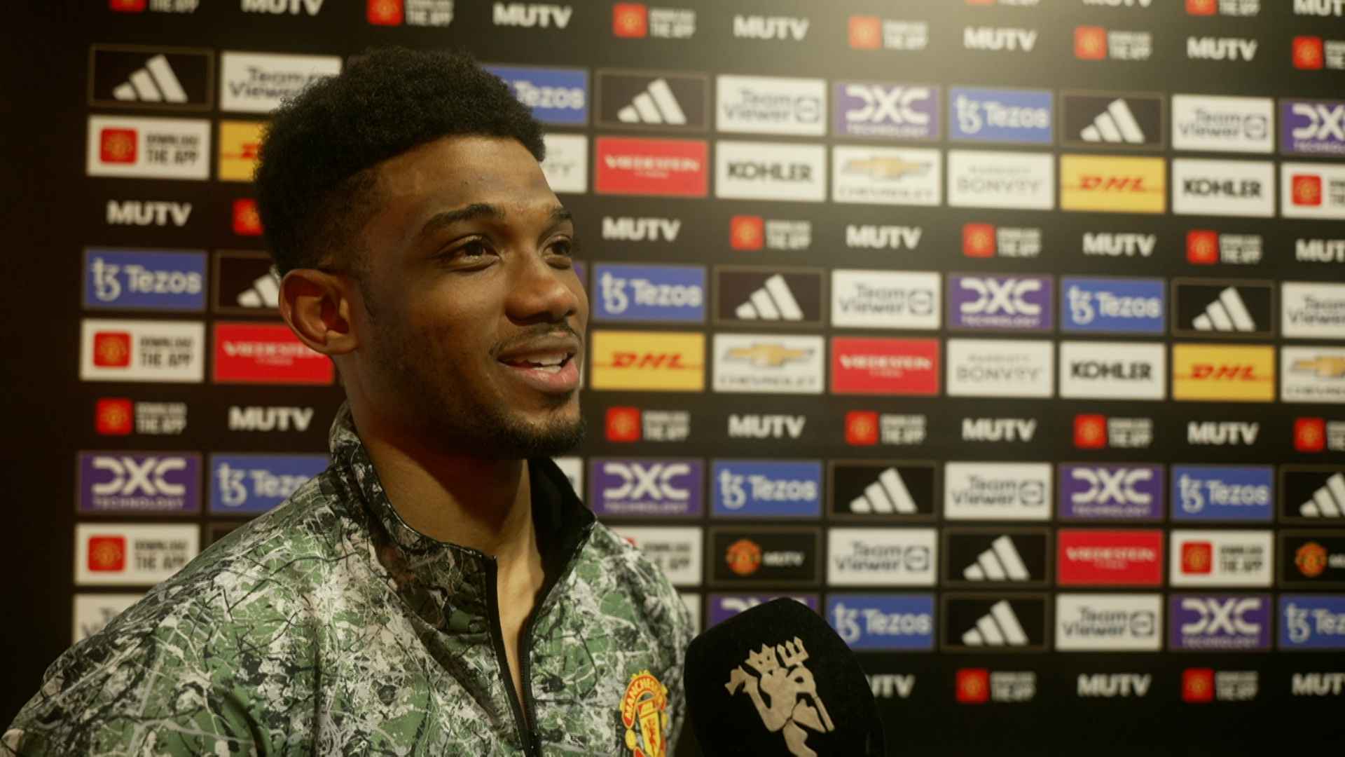 Amad reflects on 'incredible moment' | Manchester United