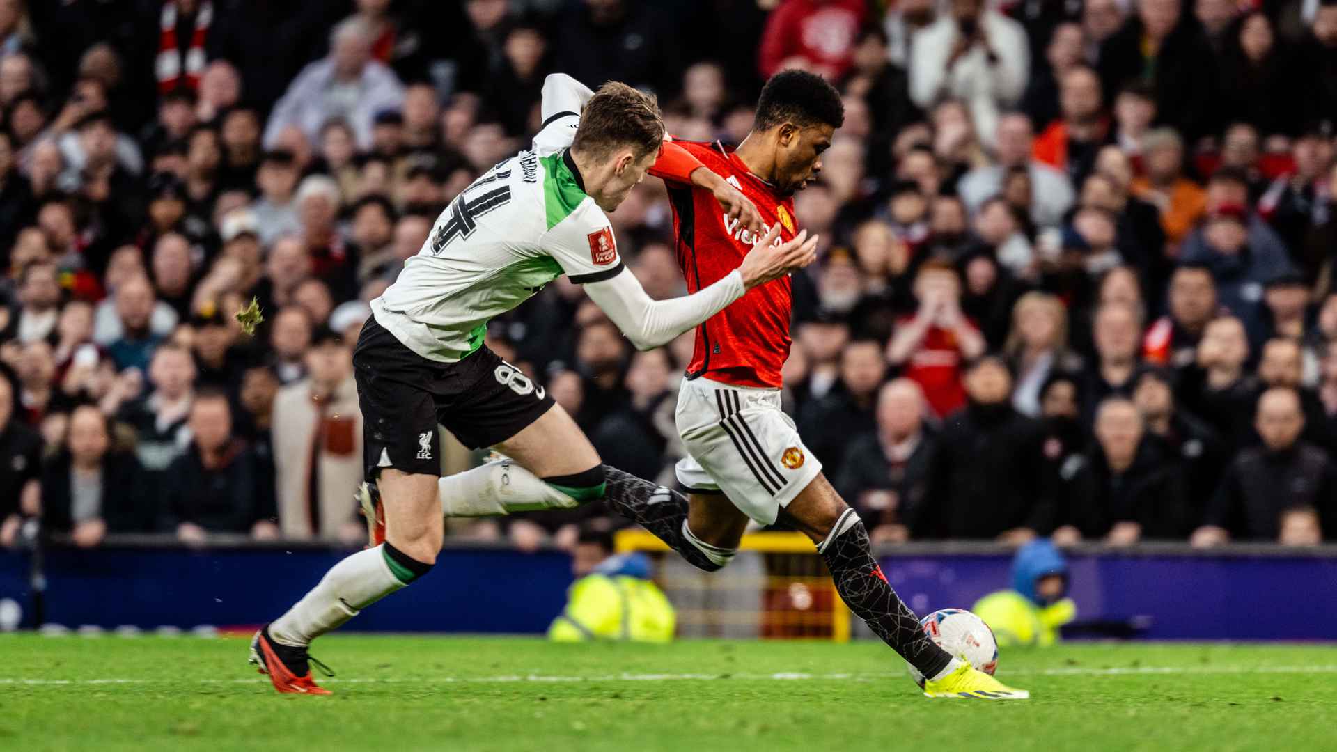 All The Angles Amad winning FA Cup goal v Liverpool | Manchester United