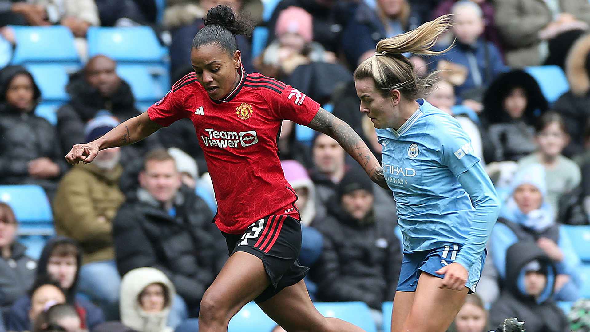 Highlights from Manchester City v Man Utd Women in the WSL 23 March ...