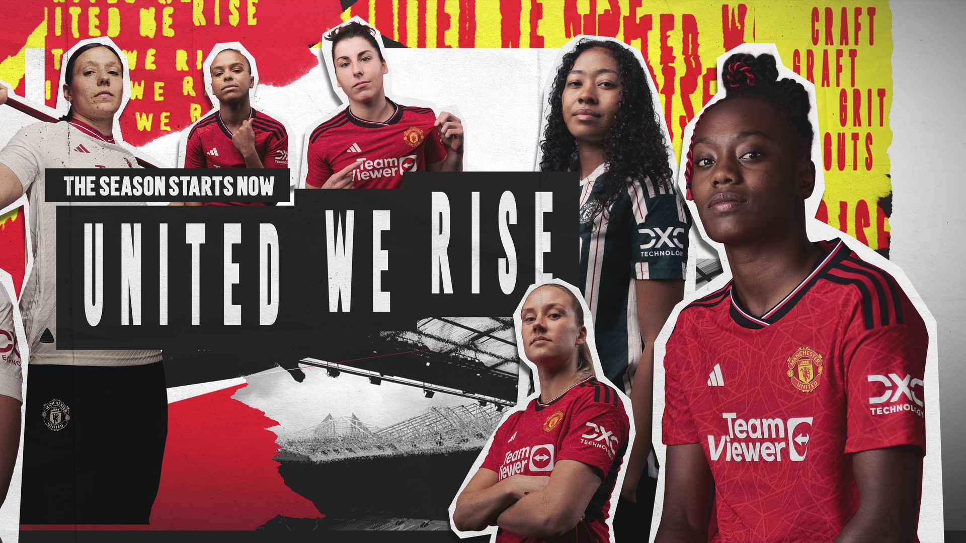United We Rise campaign as new Man Utd Women season 2023/24 kicks off ...
