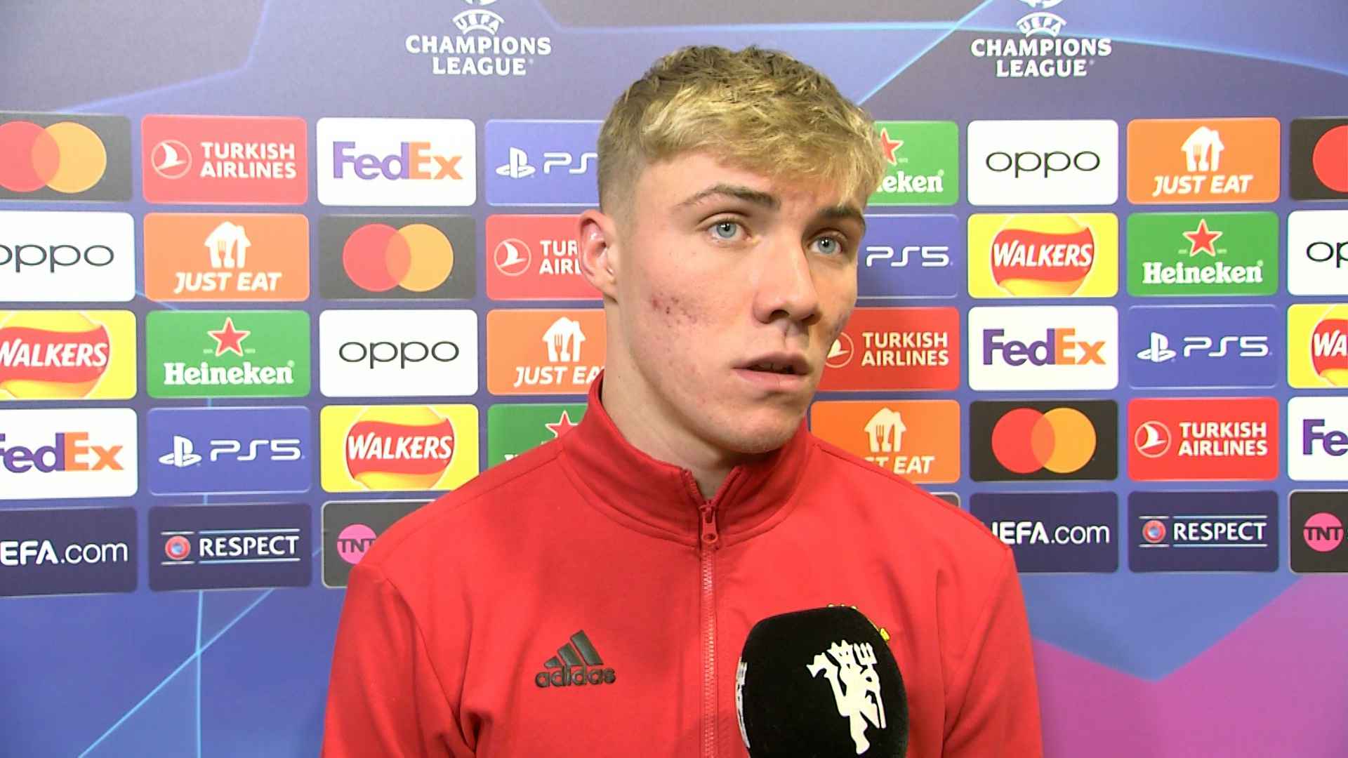 Rasmus Hojlund speaks to MUTV after Man Utd v Galatasaray | Manchester ...