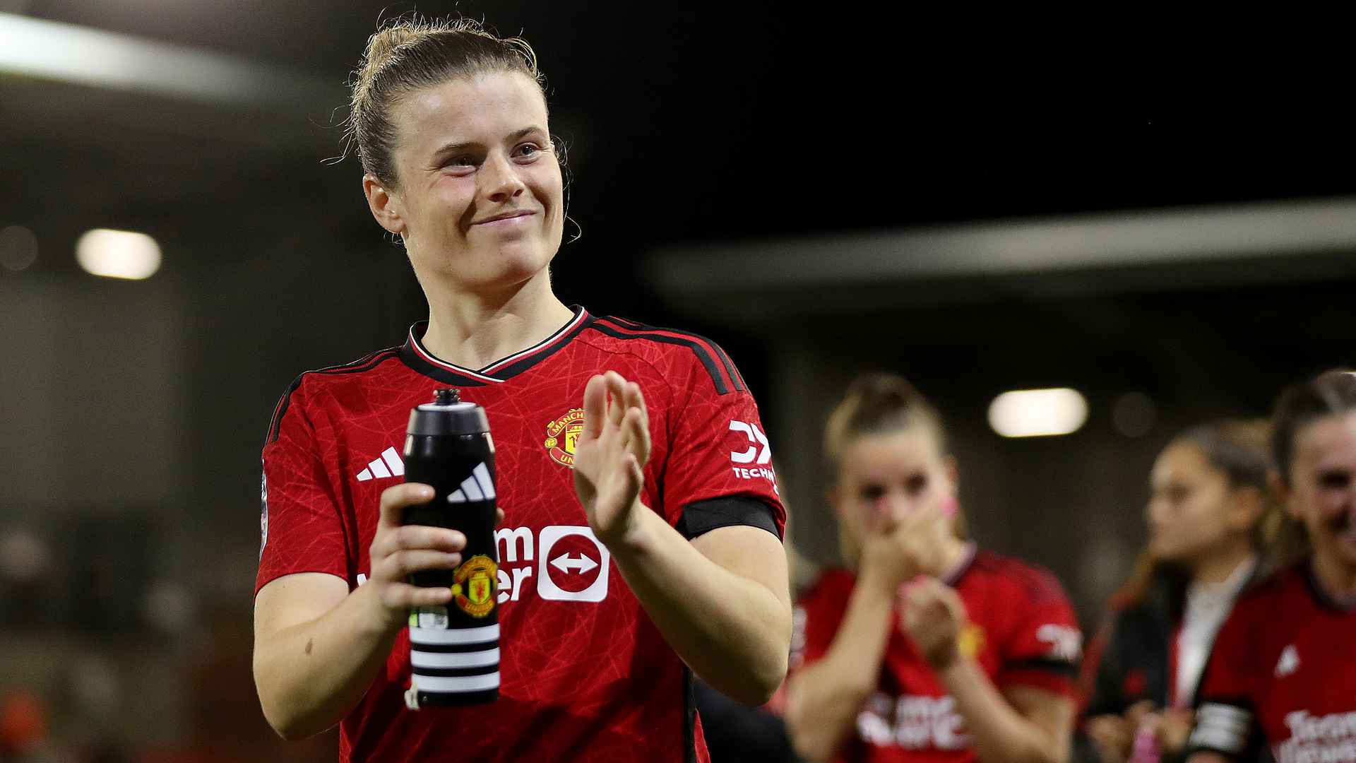 Hayley Ladd interview before Man Utd Women v Leicester City in the WSL ...