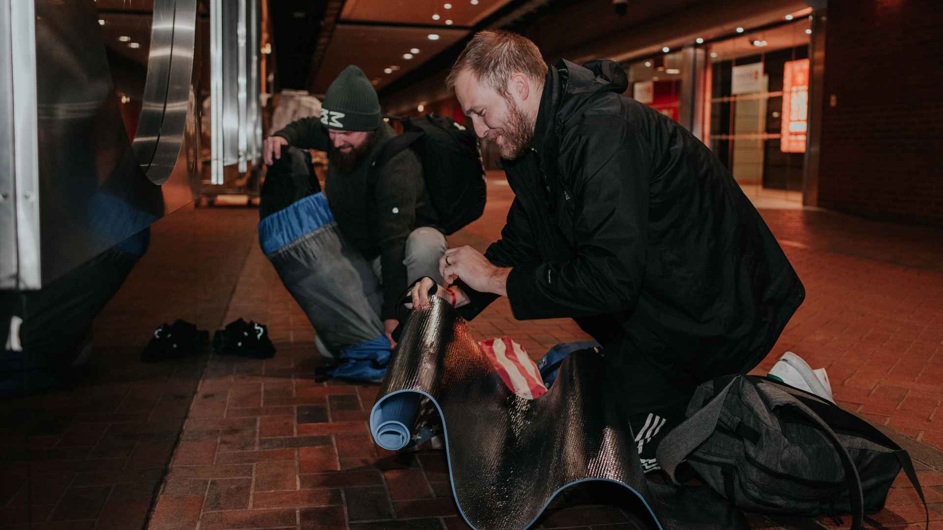 Old Trafford stadium sleepout participants looking forward to second ...