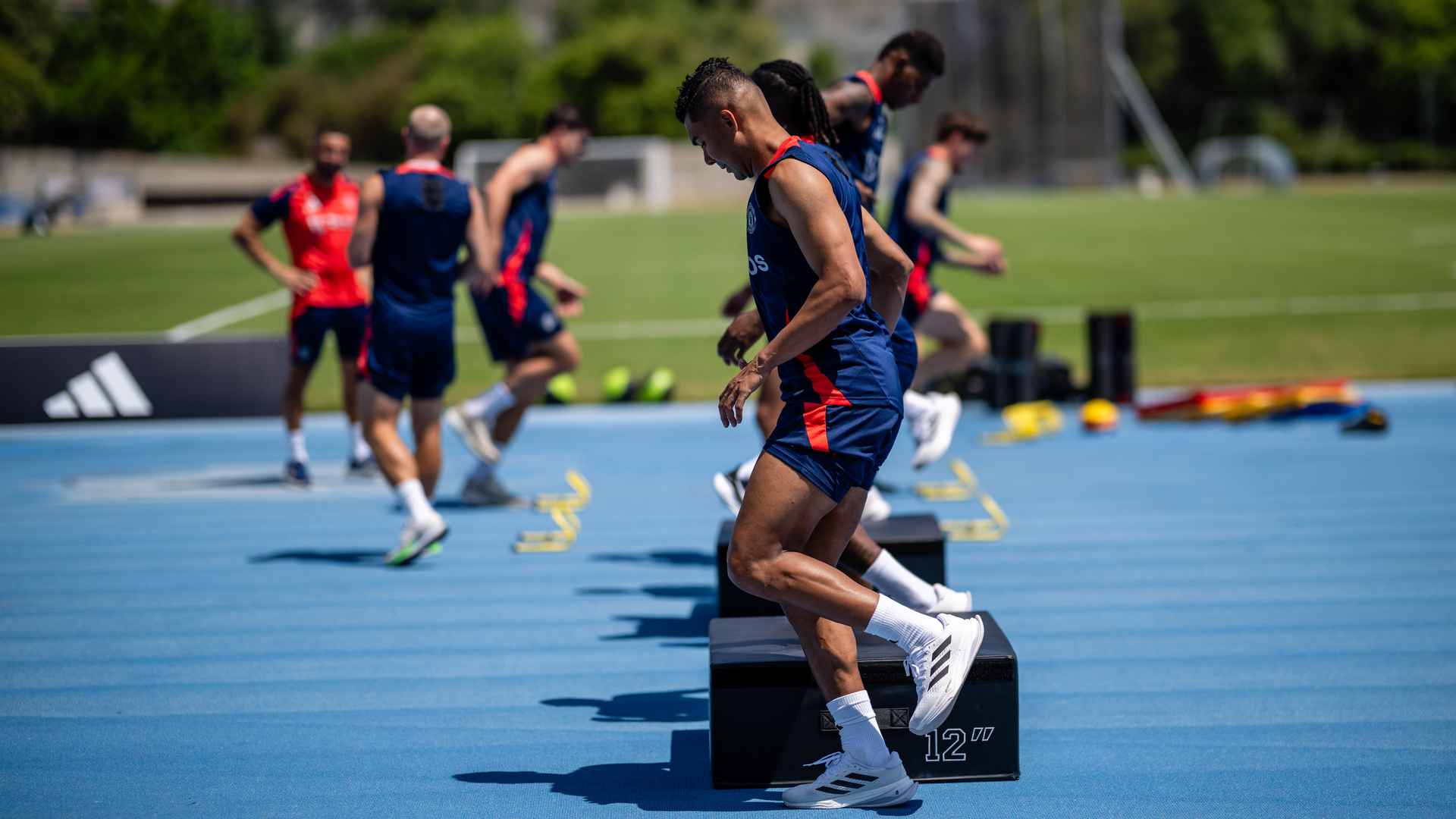 Man Utd train at UCLA on first day in Los Angeles | Tour 2024 ...
