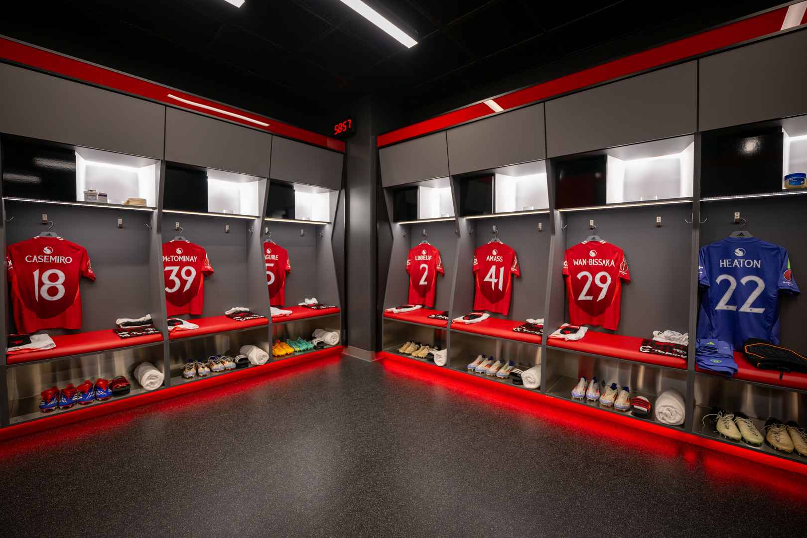 Gallery of images from Man Utd dressing room ahead of Real Betis clash ...