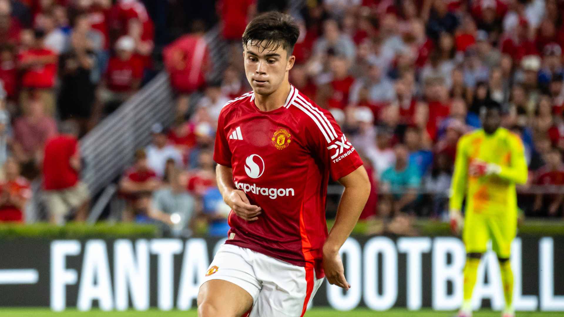 Harry Amass player match highlights for Man Utd v Liverpool on Tour ...