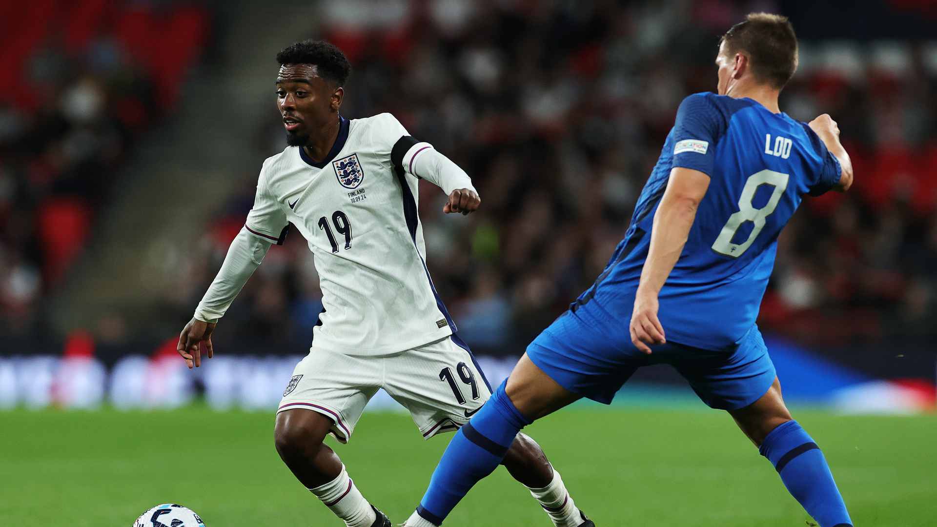 Angel Gomes takes the plaudits after first England start v Finland ...