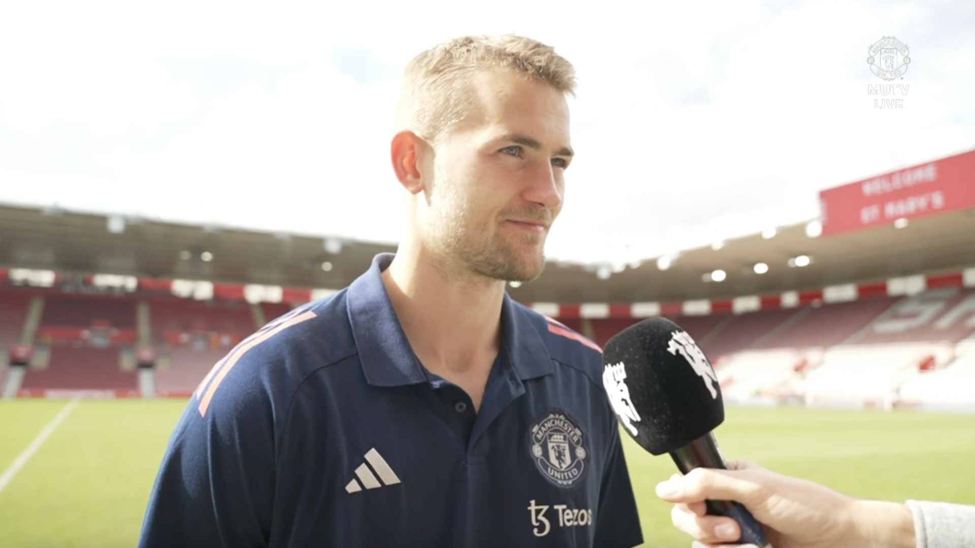 Matthijs de Ligt post match interview after Southampton v Man Utd 14 ...