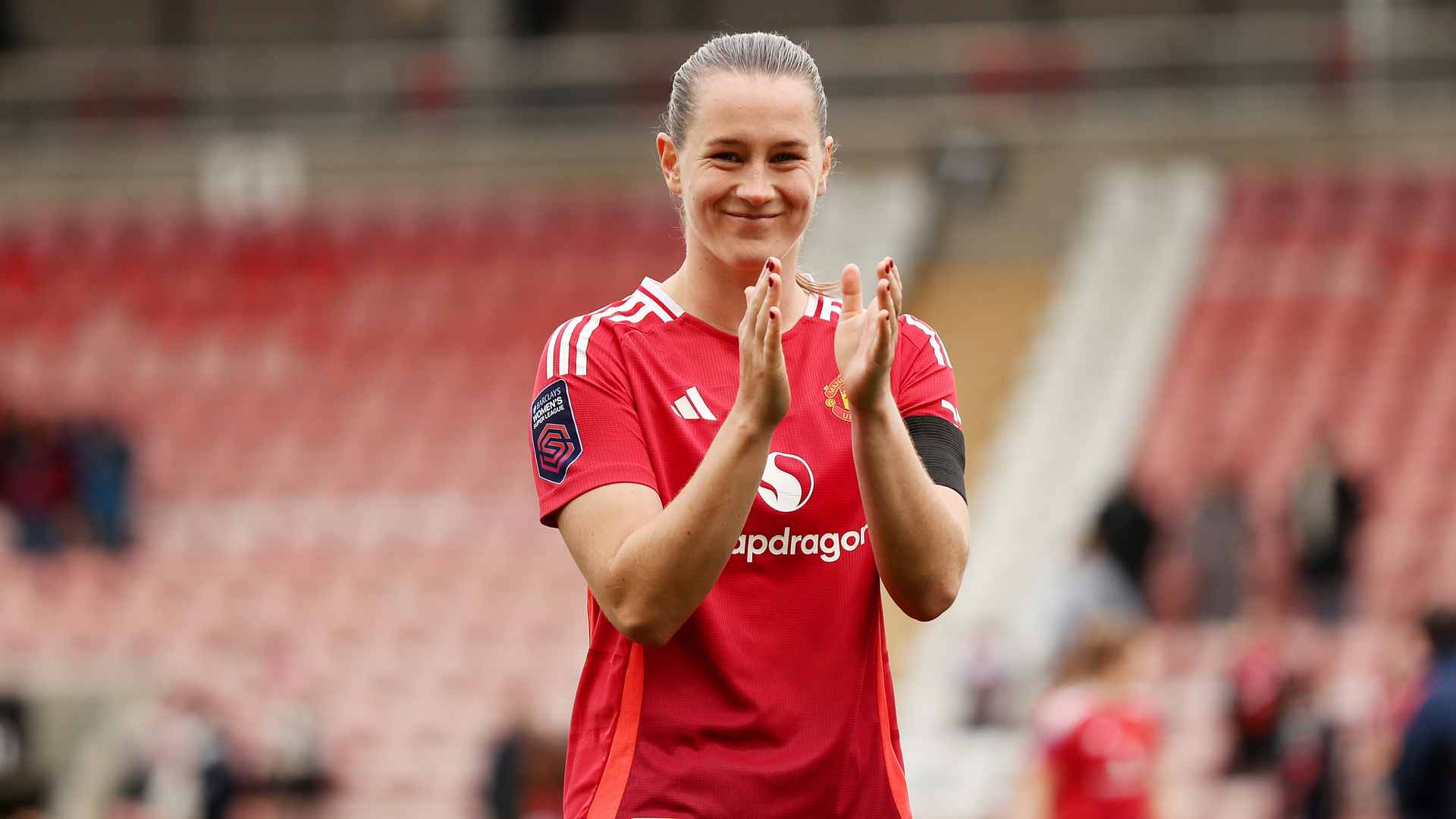 Elisabeth Terland post match interview following Man Utd Women 3 Spurs ...