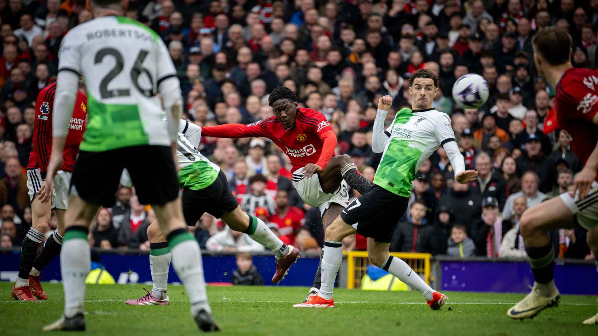 Kobbie Mainoo discusses first Old Trafford goal | Manchester United