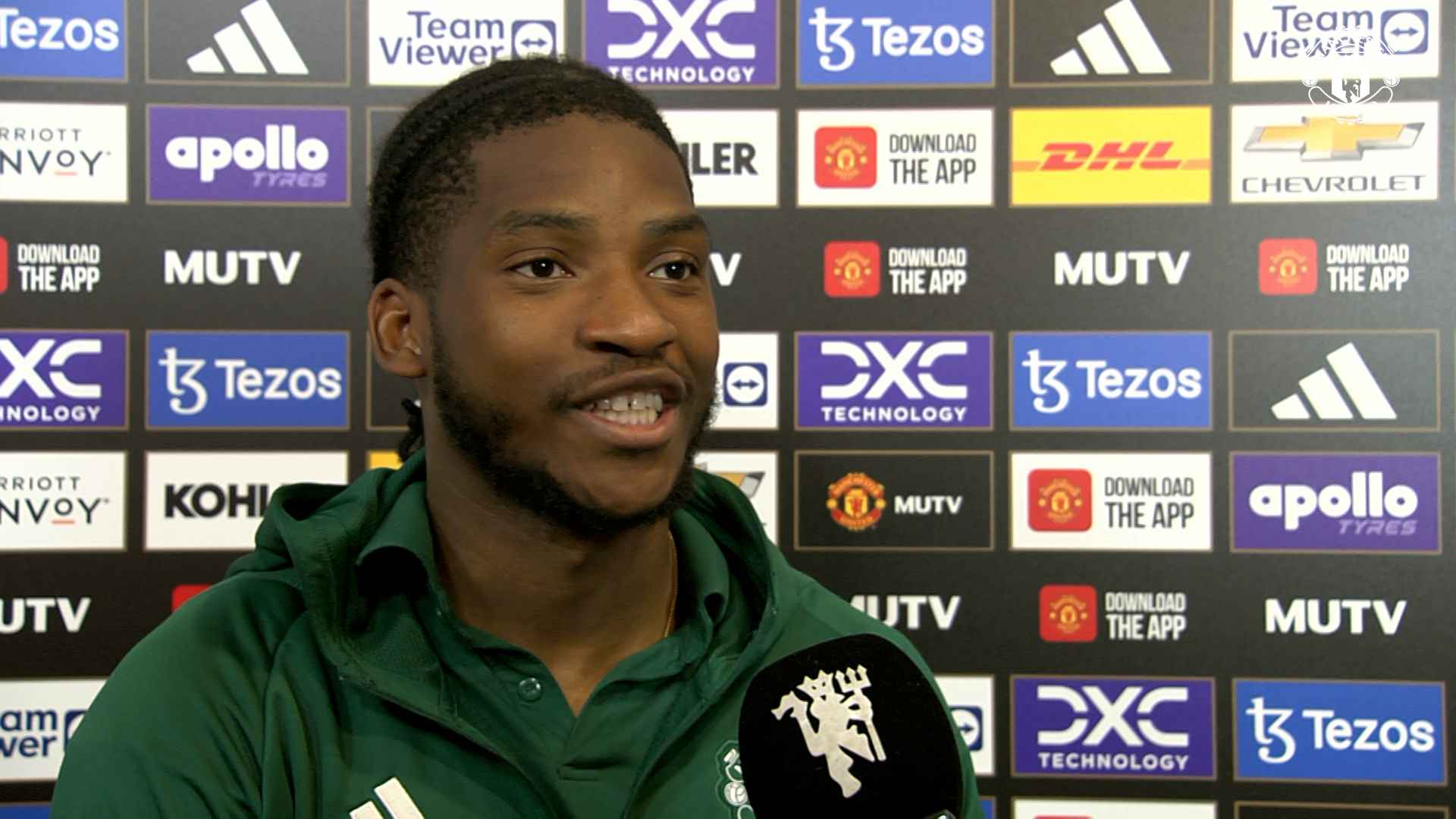 Willy Kambwala interview after Man Utd v Liverpool | 7 April ...
