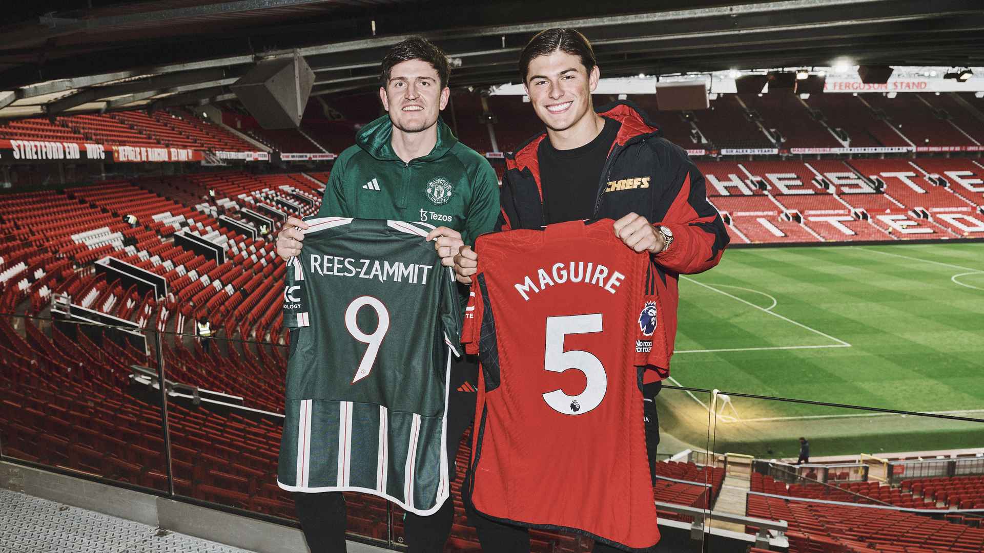 NFL running back Louis Rees-Zammit at Man Utd v Liverpool | Manchester ...