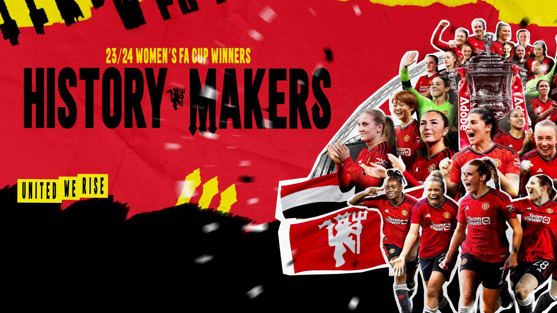 Man Utd Women win 2024 Adobe Women's FA Cup final at Wembley ...