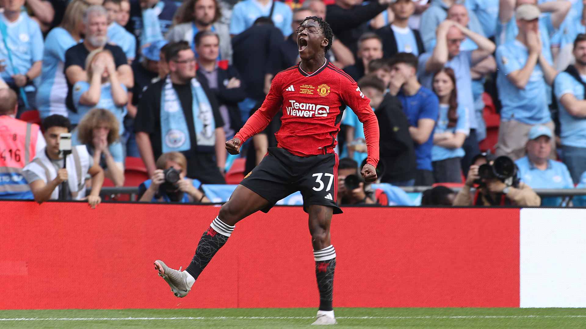 Video of Kobbie Mainoo five goals in 2023 24 | Manchester United