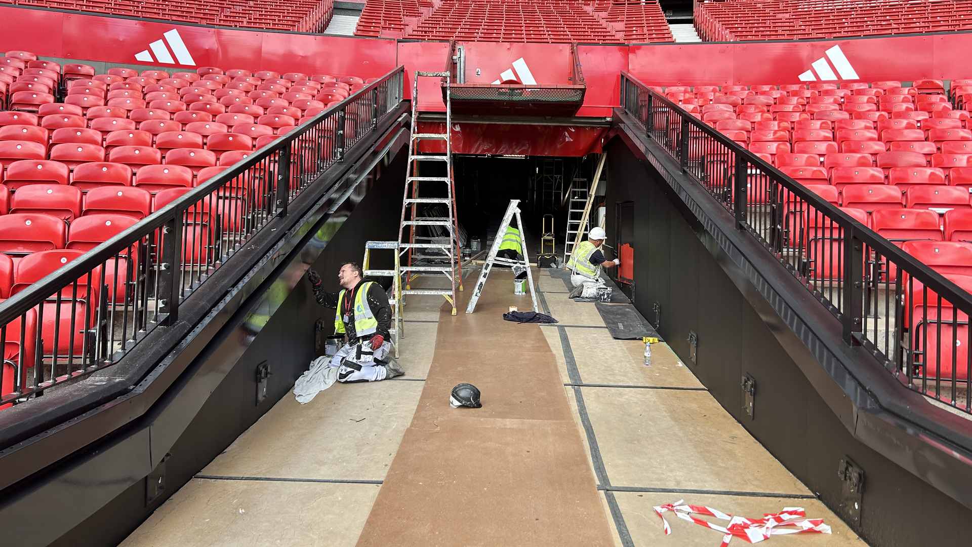 Gallery of Old Trafford players tunnel refurbishment project ...