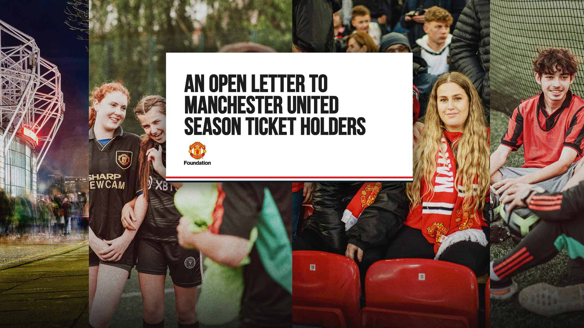 Man Utd Foundation's letter to season ticket holders | Manchester United
