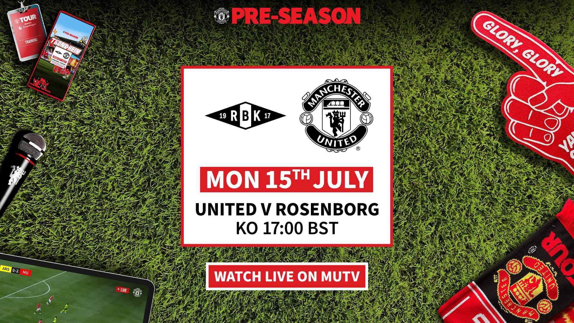 MUTV promo for Rosenborg v Man Utd 15 July 2024 | Manchester United