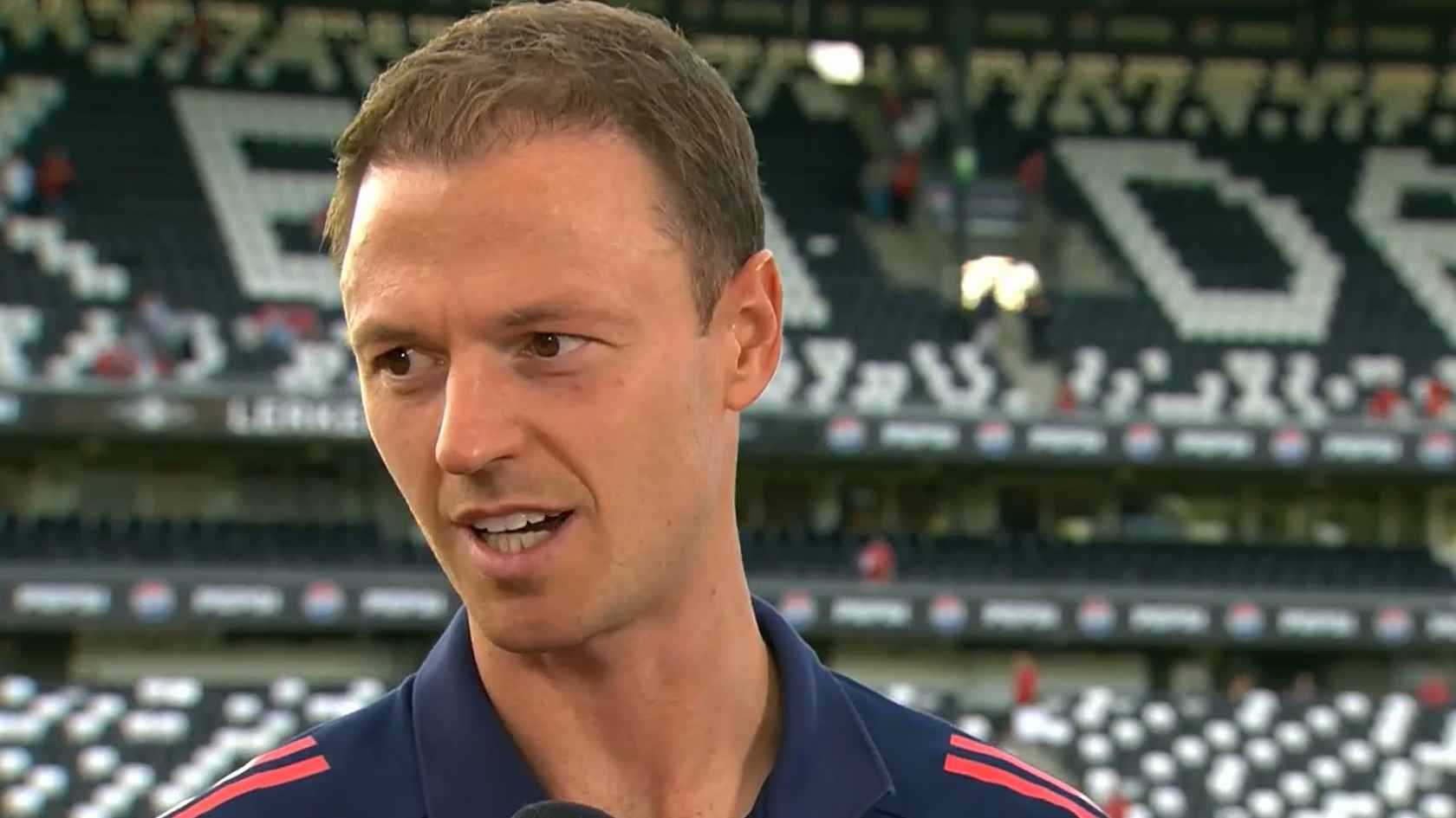 Jonny Evans post match interview Rosenborg v Man Utd 15 July 2024 ...