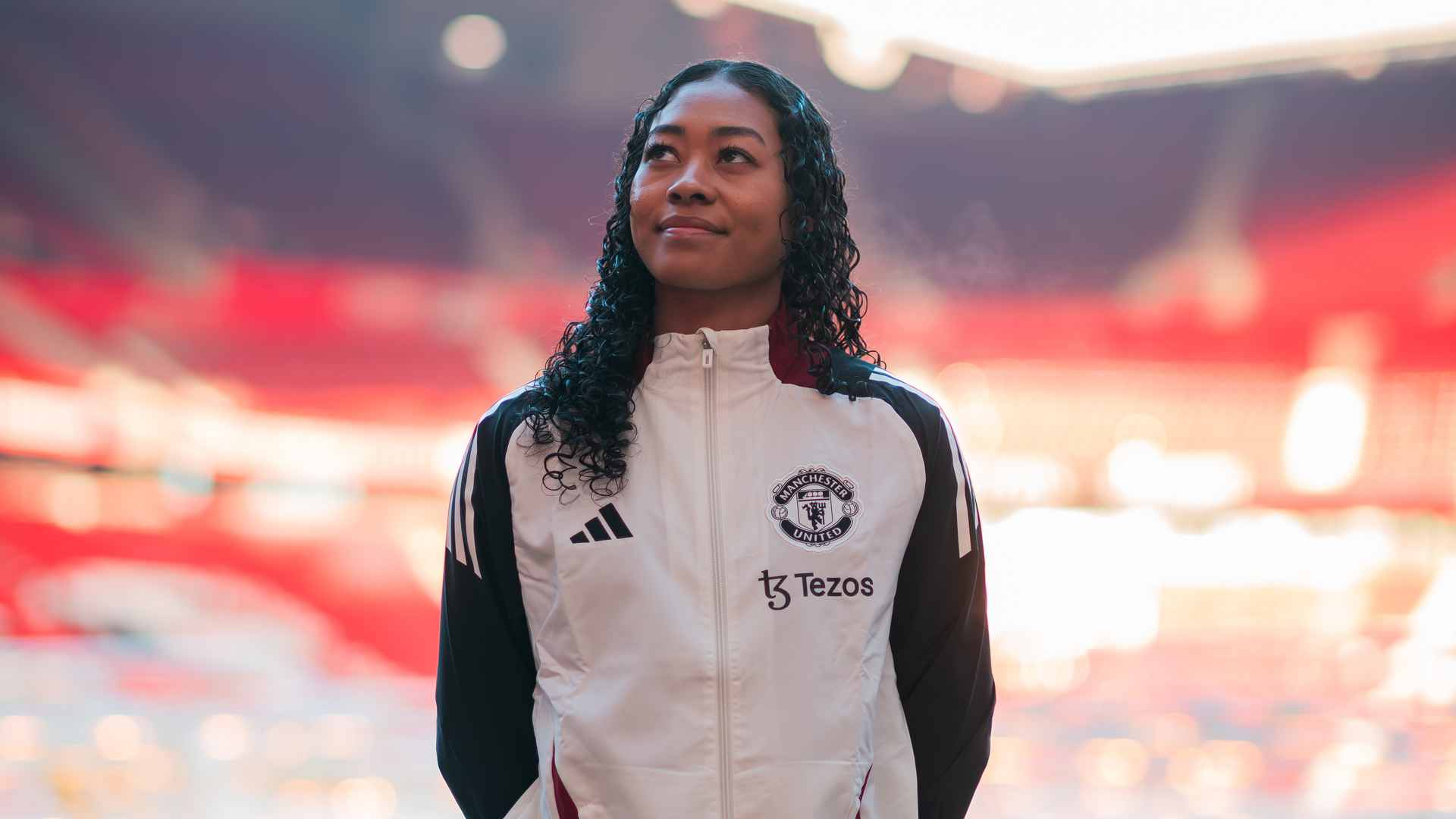 Jayde Riviere interview before United Women v Brighton on 26 Jan 2025 ...