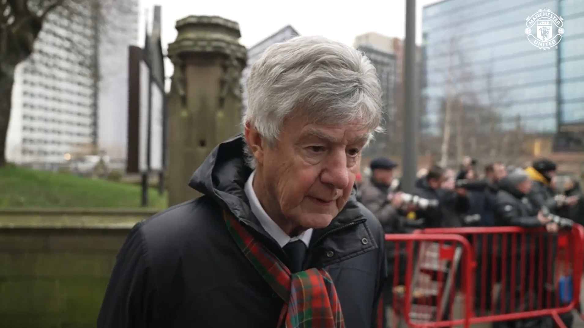 Brian Kidd tribute from Denis Law funeral | Manchester United