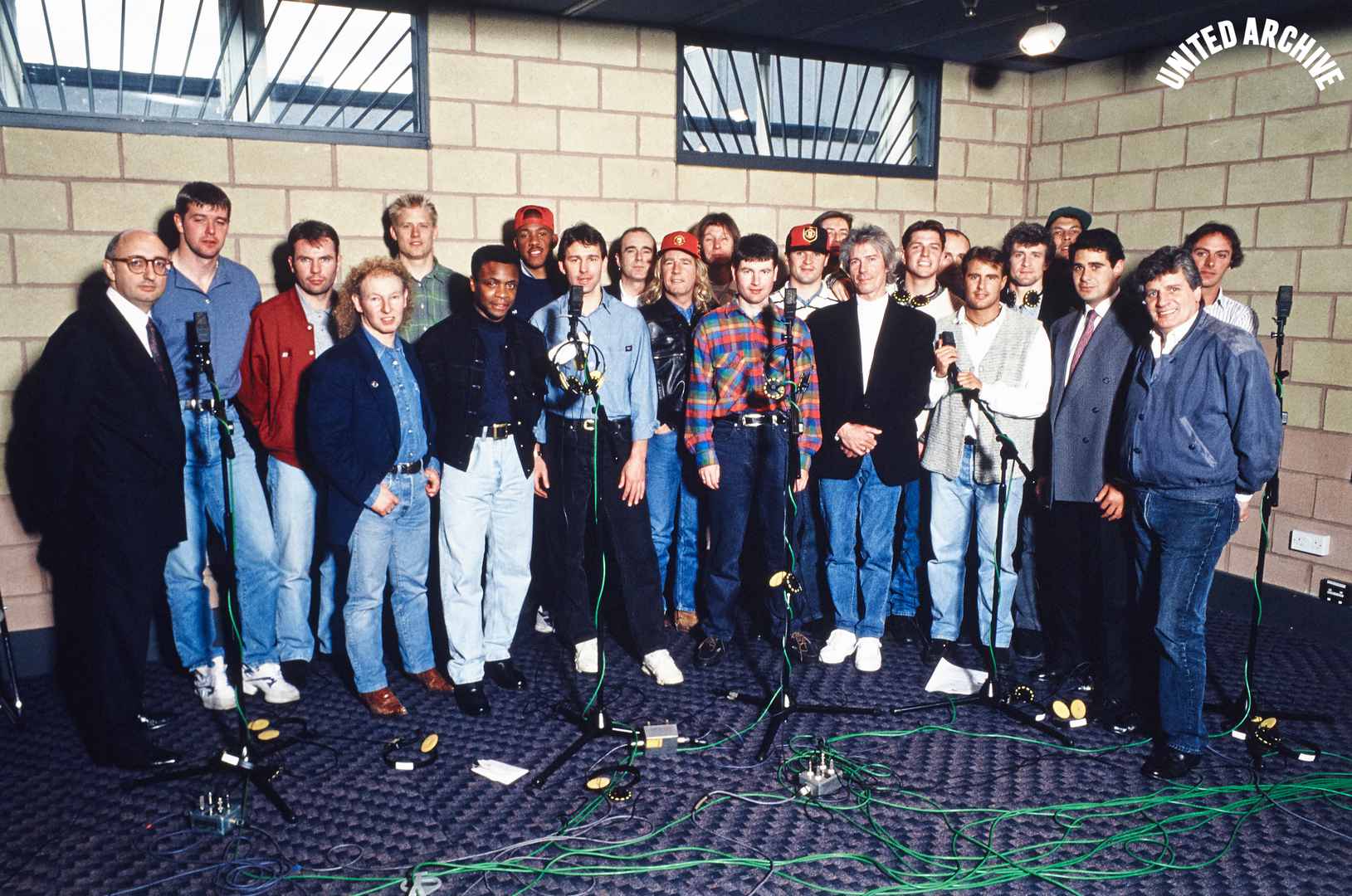 United Archive Come on your Reds recording in 1994 | Manchester United