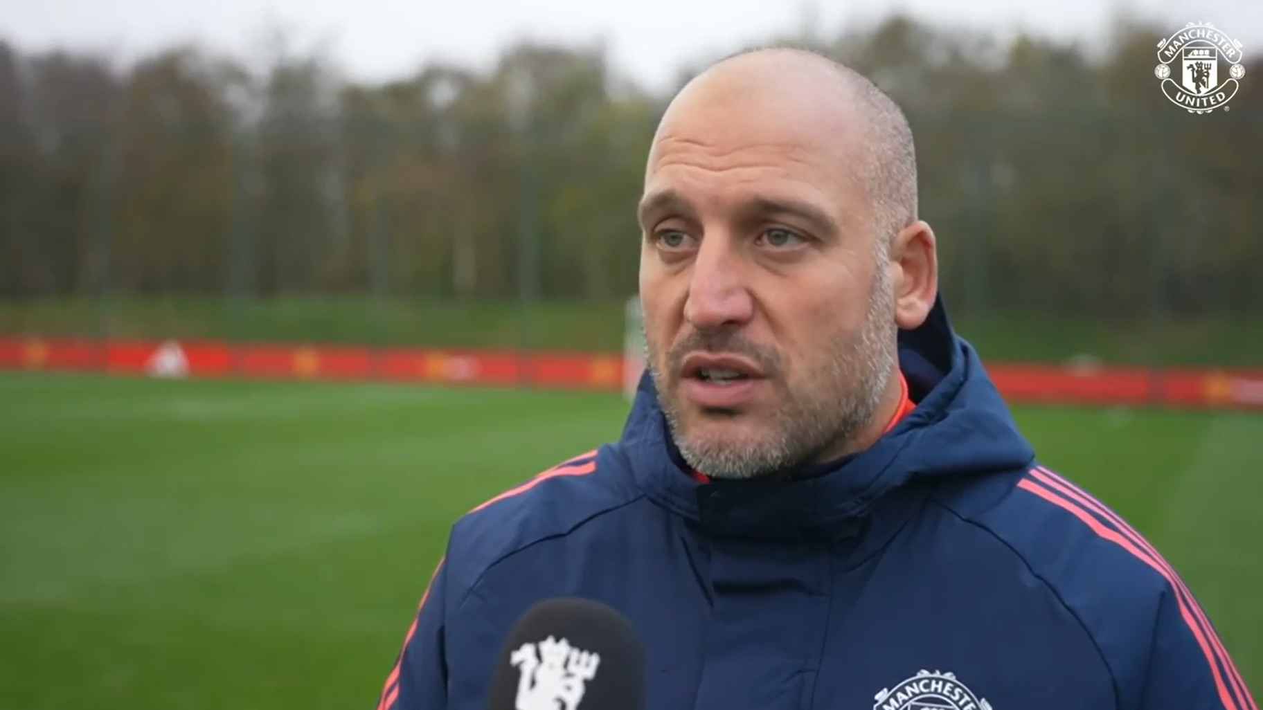 Adam Lawrence reaction to Man Utd U18s v Everton | 9 November 2024 ...