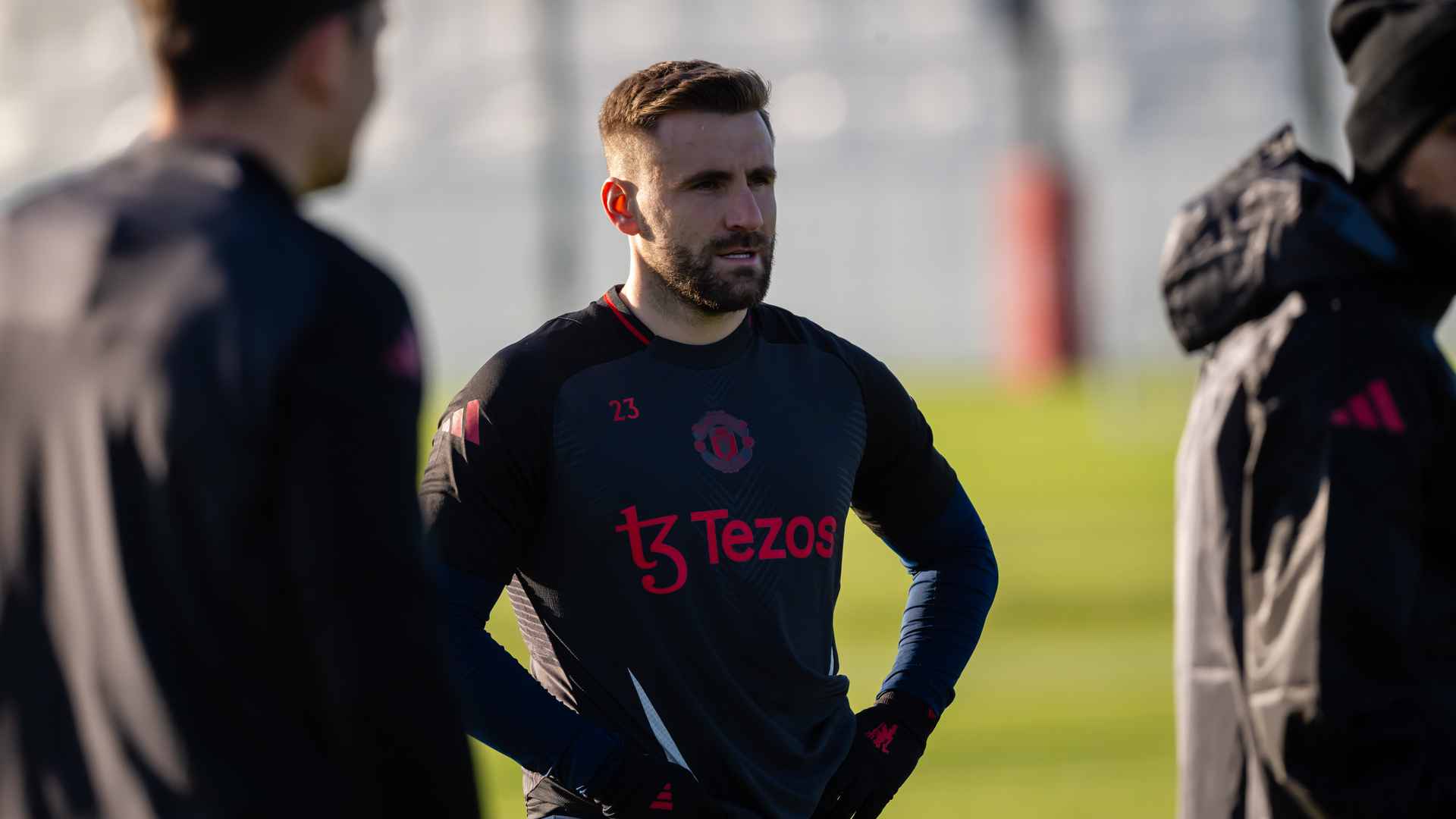 Luke Shaw involved in open training before FCSB game | Manchester United