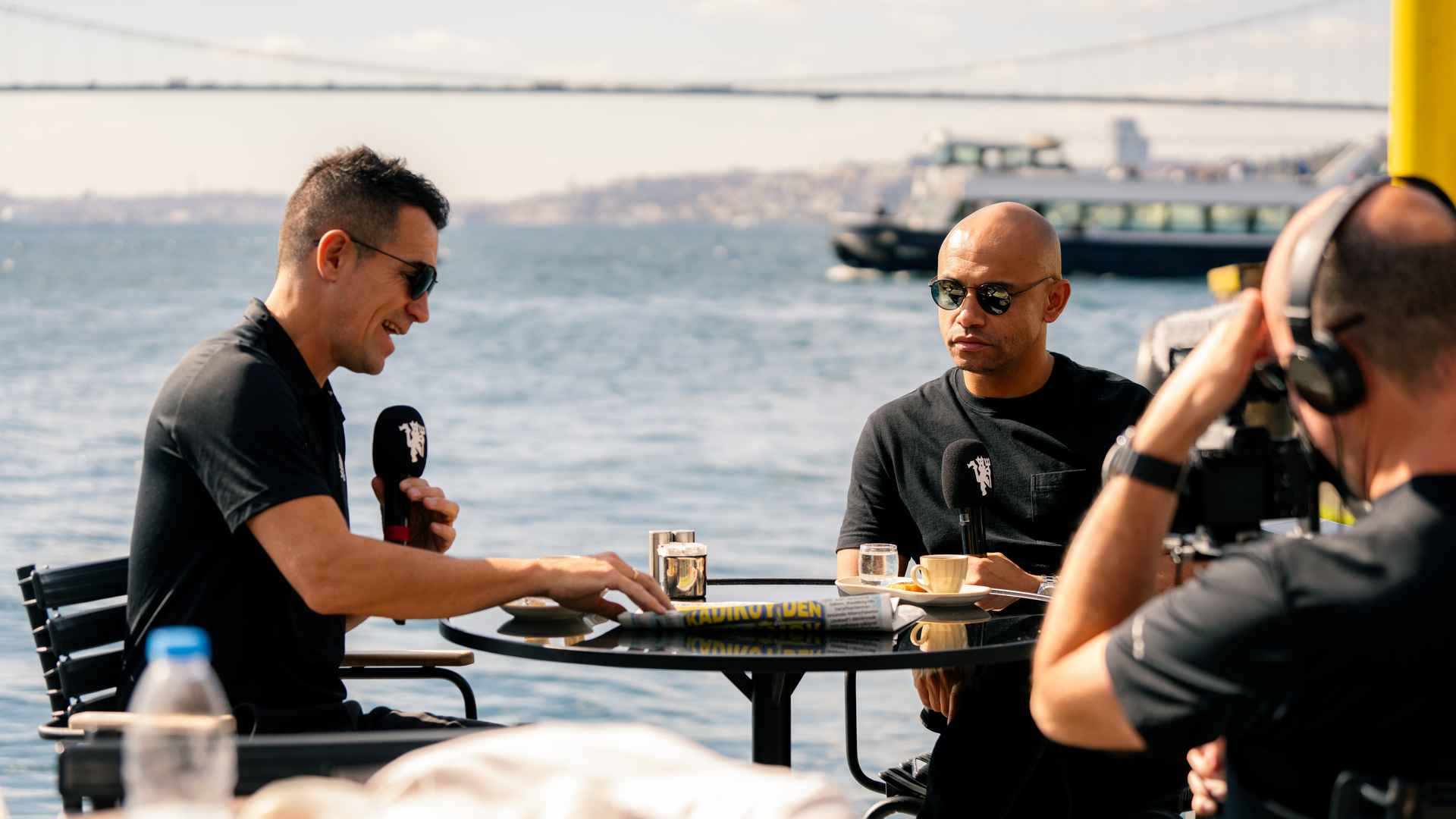 Mark Sullivan and Danny Webber by the Bosphorus in Istanbul ...