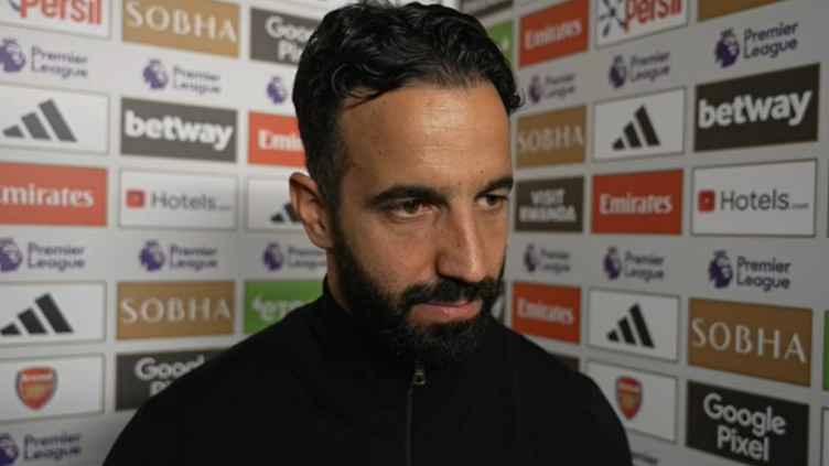 Ruben Amorim pre match interview for Arsenal v Man Utd 4 December ...