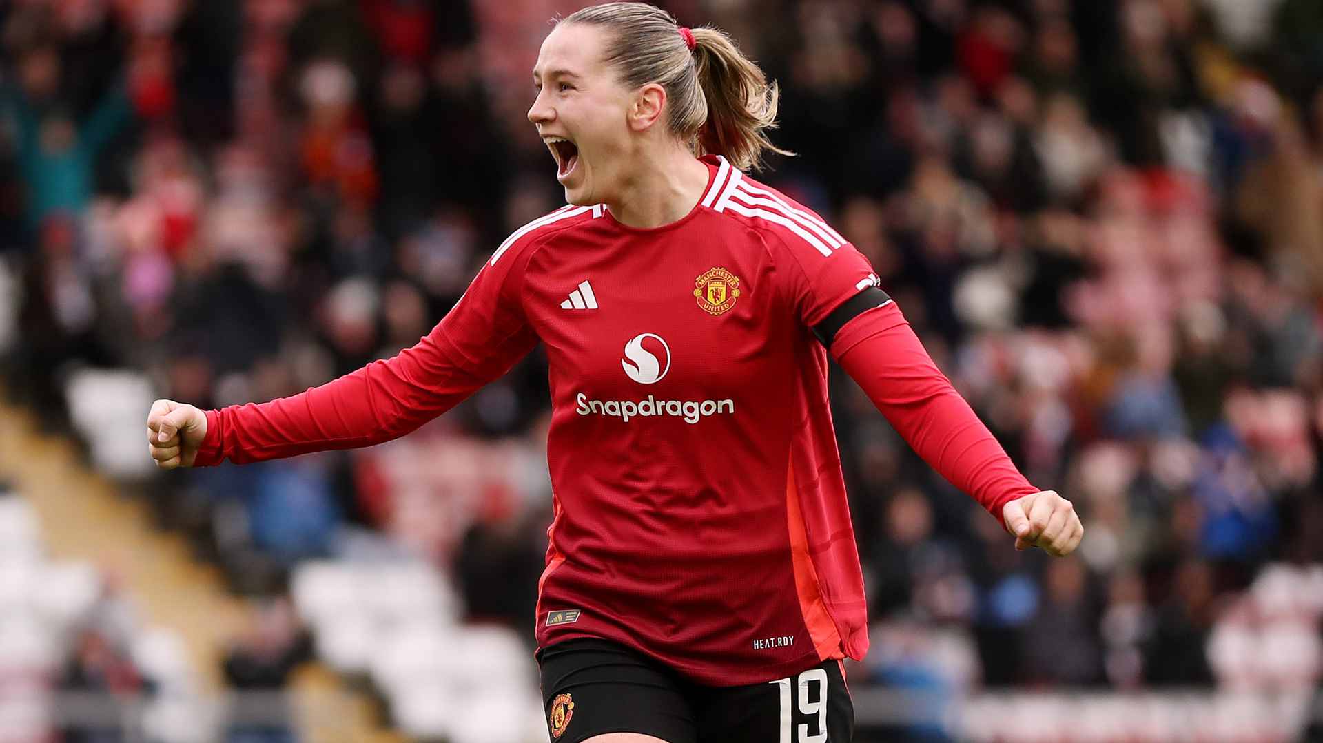 Elisabeth Terland 10 WSL goals in debut United Women season | Manchester United