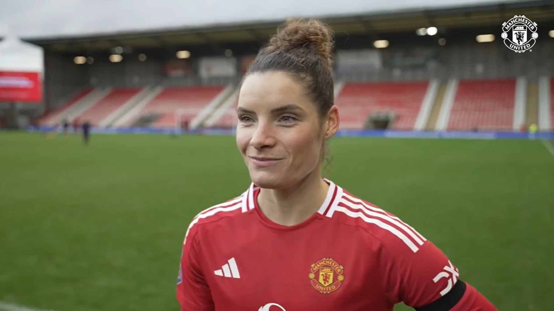 Dominique Janssen interview after Man Utd Women 3 Liverpool 0 on 8 ...
