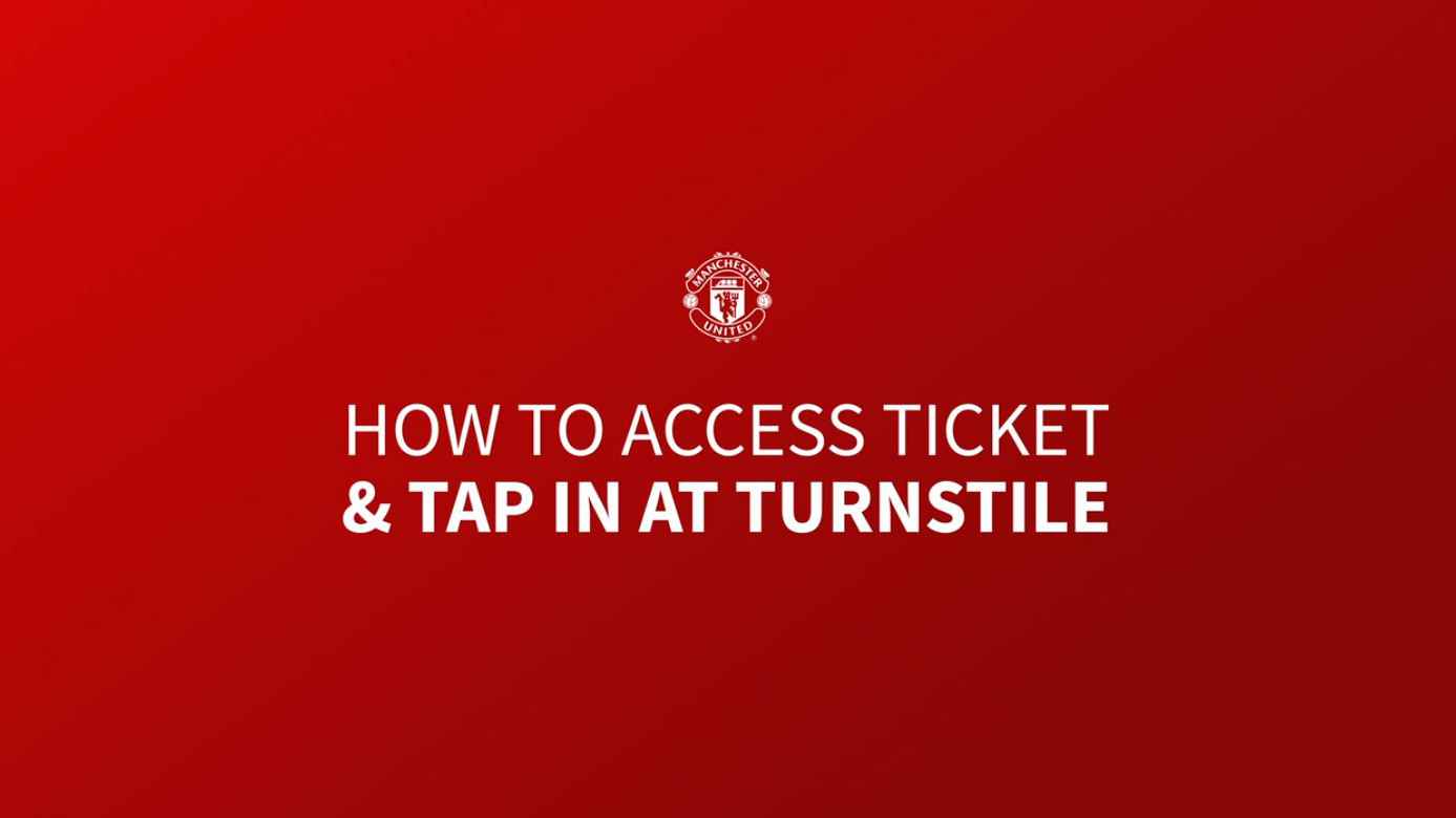 How to tap your phone at the turnstile | Manchester United