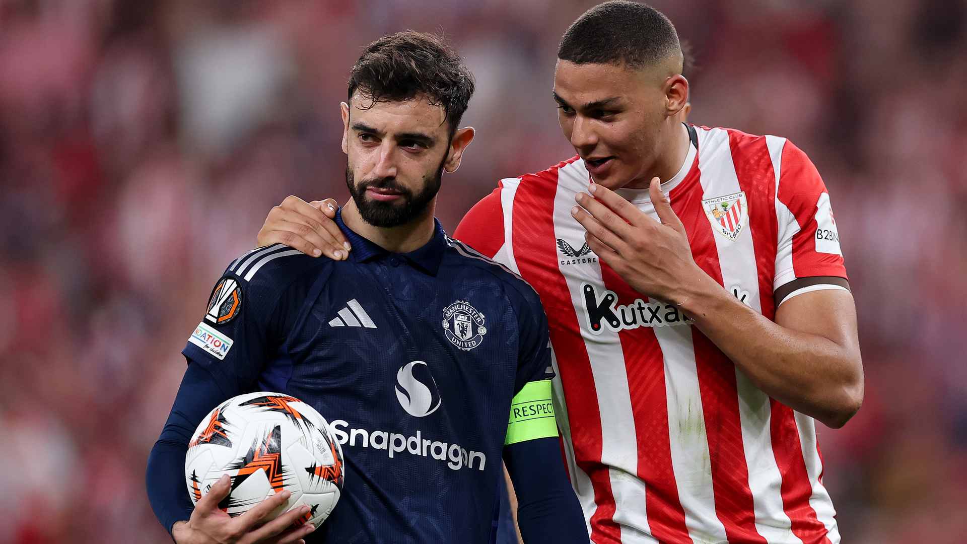 Bruno converts penalty as Vivian sent off | Manchester United