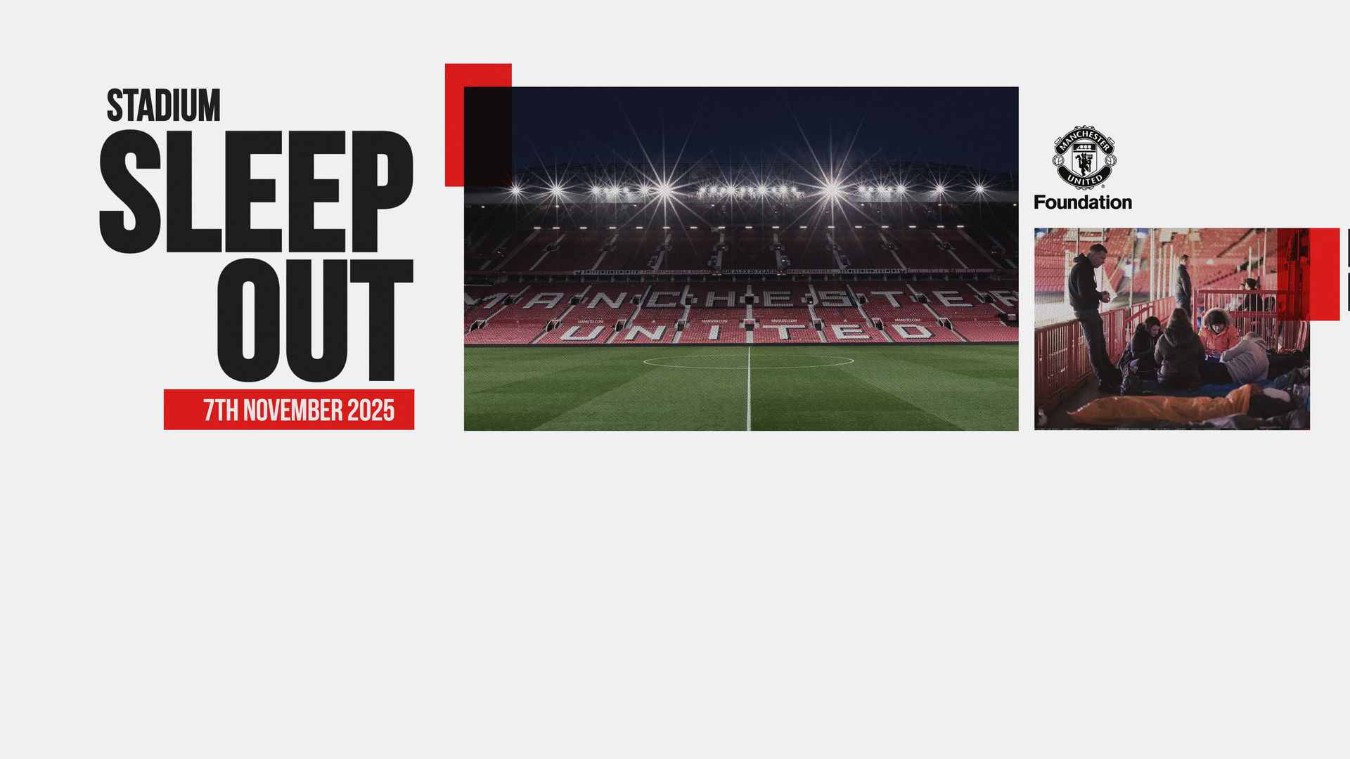 Man Utd Stadium Sleep Out to return in November | Manchester United