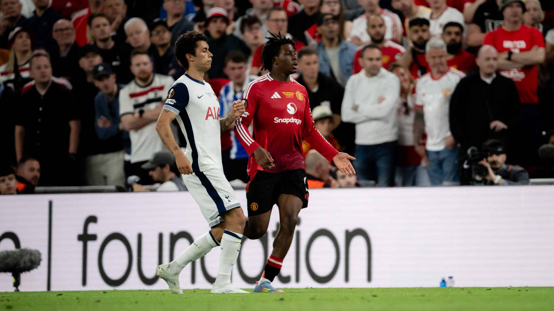 90 in 20 match highlights from Tottenham vs Man Utd in Europa League ...