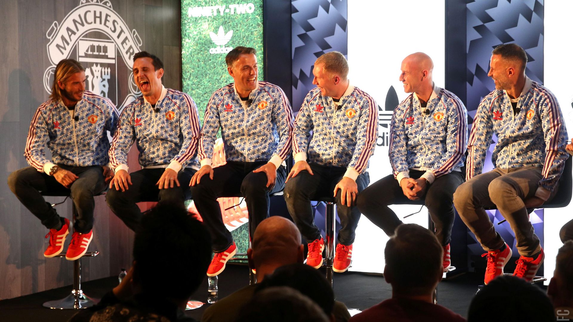 Class of 92 back at Old Trafford for adidas event | Manchester United