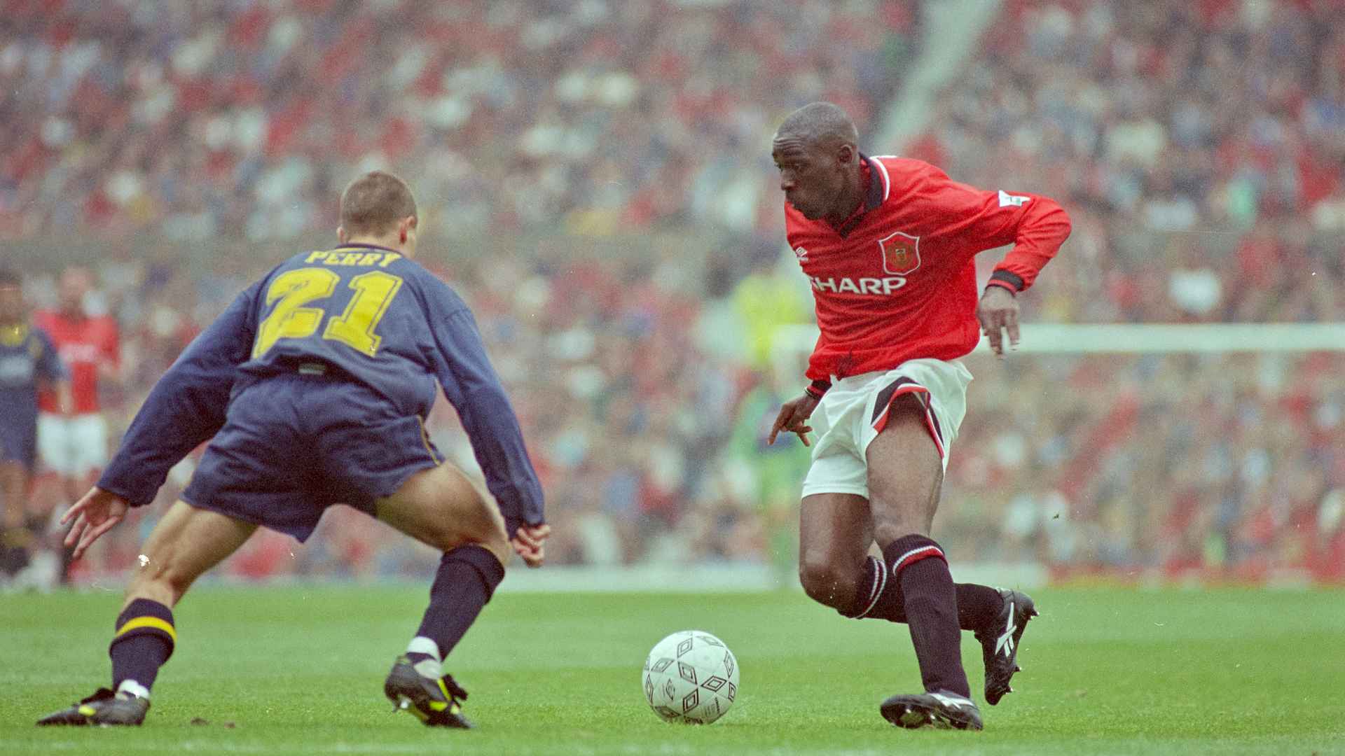 United 3 Wimbledon 1 Extended Highlights Premier League 1995 96 ...