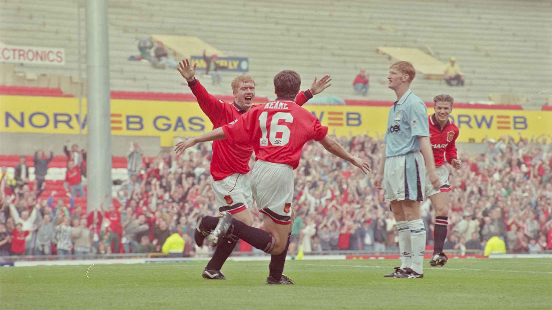 Man Utd 1 Manchester City 0 Extended Highlights Premier League 95 96 ...