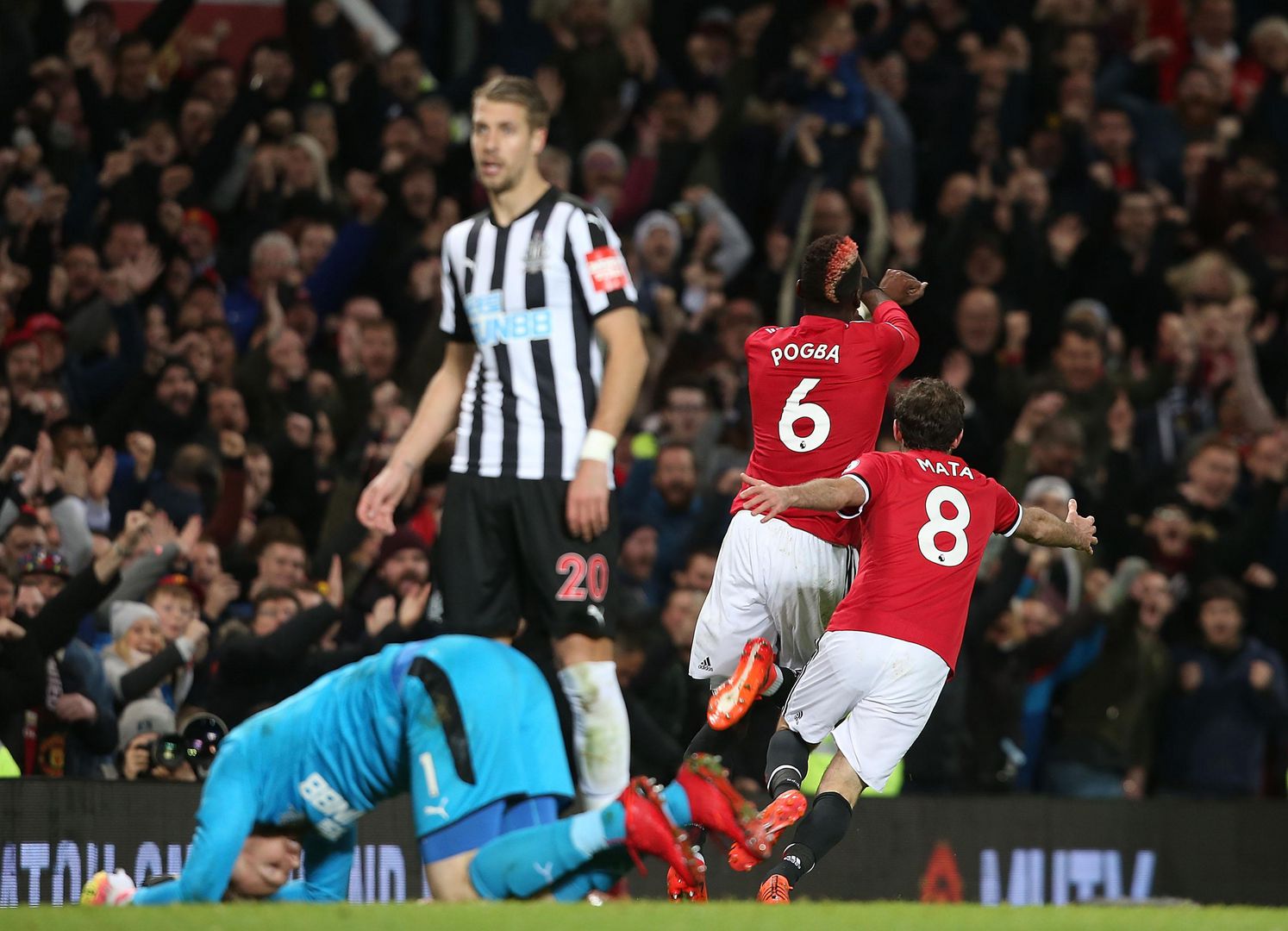 All The Angles Paul Pogba goal v Newcastle | Manchester United