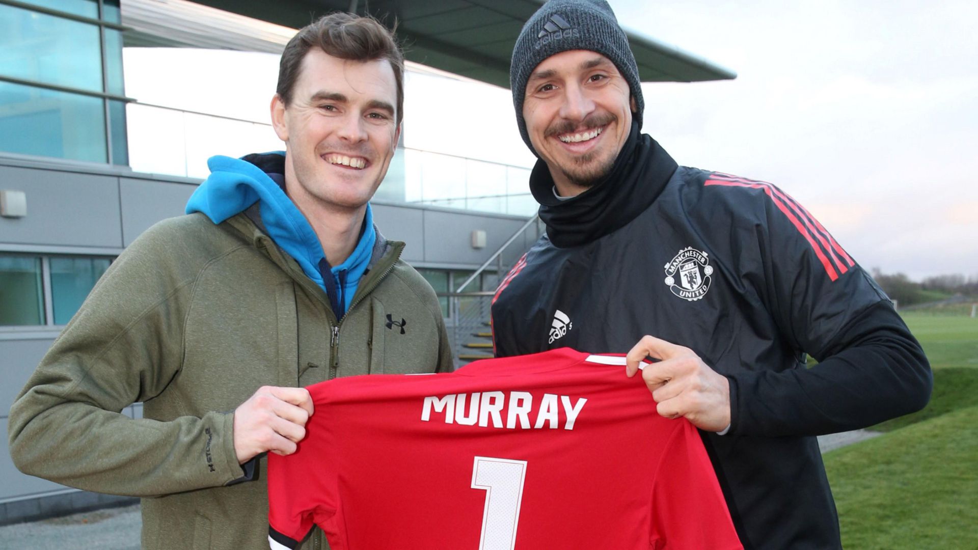 Jamie Murray visits Manchester United | Manchester United