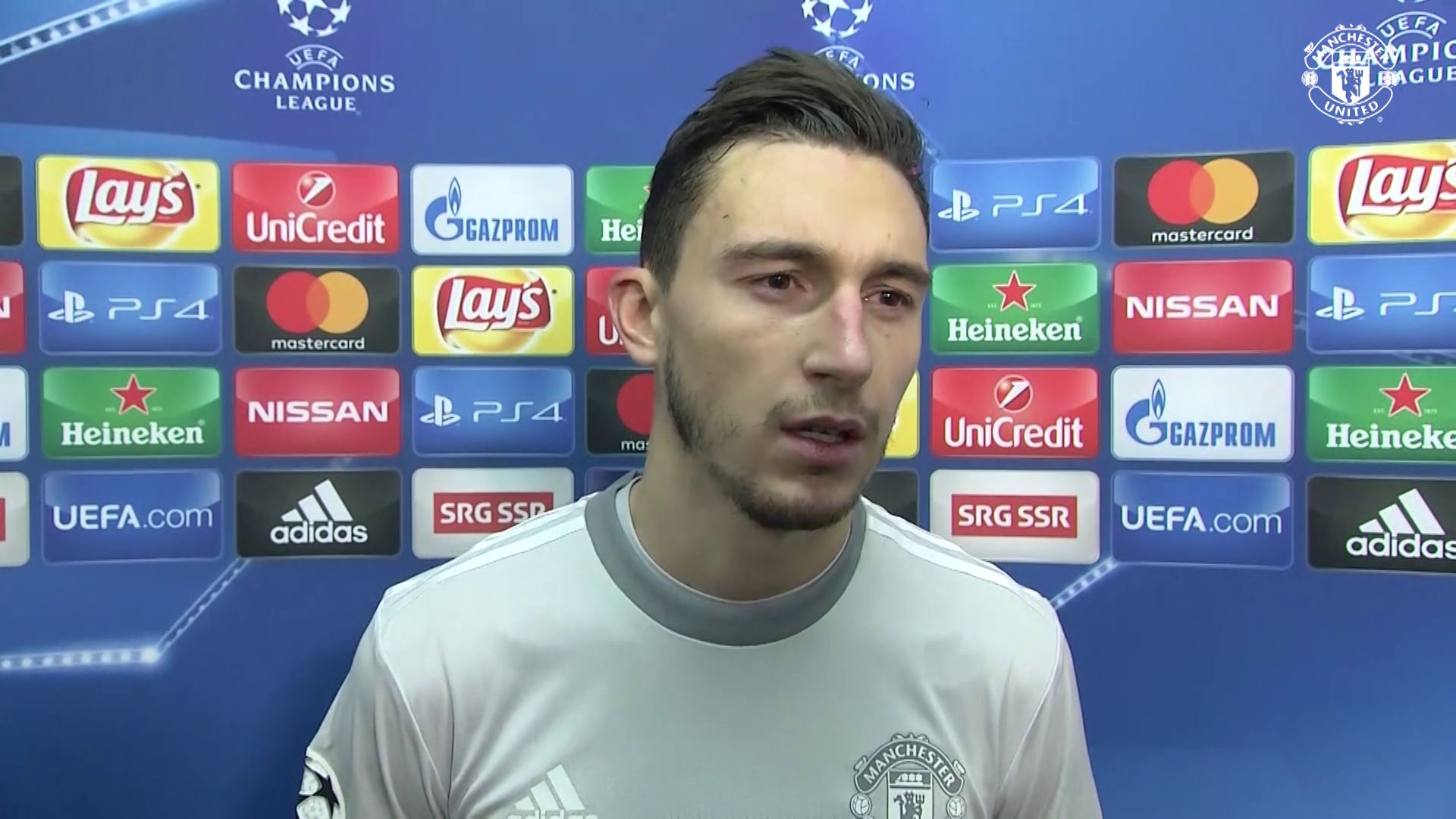 Matteo Darmian MUTV interview after Basel 1 United 0 | Manchester United